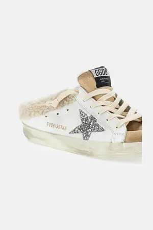GOLDEN GOOSE Super Star Sabot Shearling Sneakers