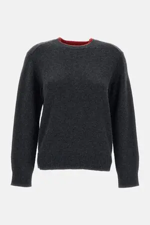 Loulou De Saison Otis Cashmere Sweater - Grey