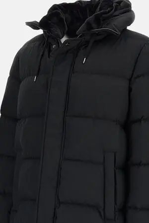 Herno Arendelle Quilted Down Jacket With Removable Fur Collar