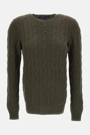 Ralph Lauren Maglia Girocollo A Trecce - Verde