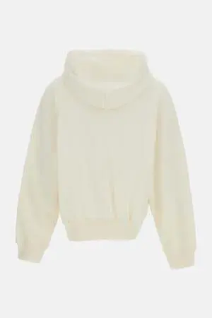 Polo Ralph Lauren Cotton-blend Terry Hoodie With Embroidered Polo Bear Motif - Bianco