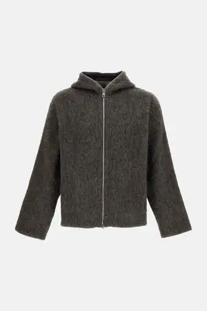 Our Legacy Wool-knit Full-zip Hooded Sweater
