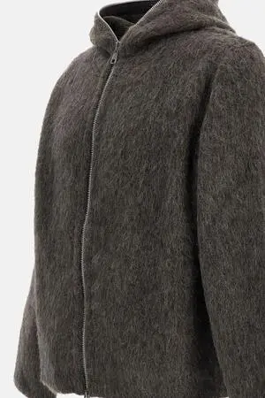 Our Legacy Wool-knit Full-zip Hooded Sweater