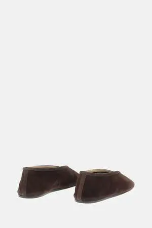 Le Monde Beryl Luna Slipper Shoes In Suede