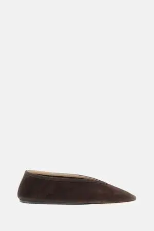 Le Monde Beryl Scarpe Luna Slipper Suede - Marrone