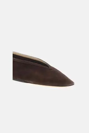 Le Monde Beryl Scarpe Luna Slipper Suede - Marrone