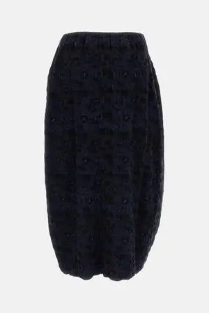 BOBOUTIC Jacquard Knit Midi Skirt