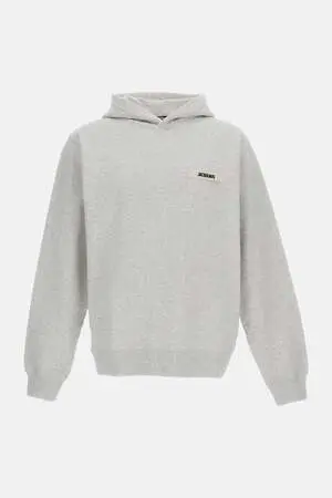 Jacquemus Grosgrain Hoodie Sweatshirt - Grey