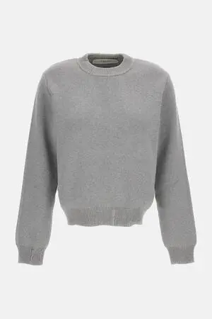 GOLDEN GOOSE Distressed Cotton Crewneck Sweater