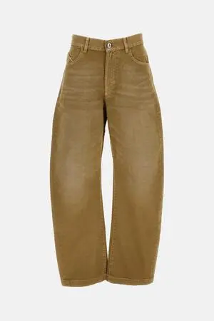 Attico Barrel Jeans - Green