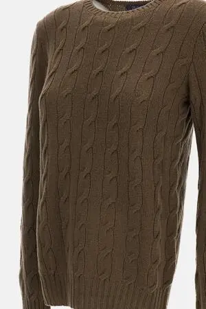 Ralph Lauren Cable-knit Cashmere Sweater - Marrone