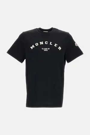 Moncler Maglietta Logo - Nero