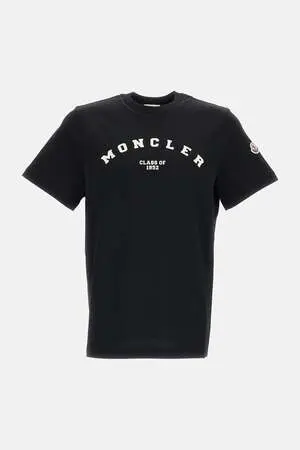 Moncler Maglietta Logo - Nero