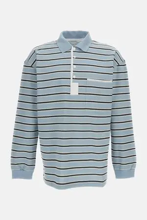 Bottega Veneta POLO A RIGHE Azzurro