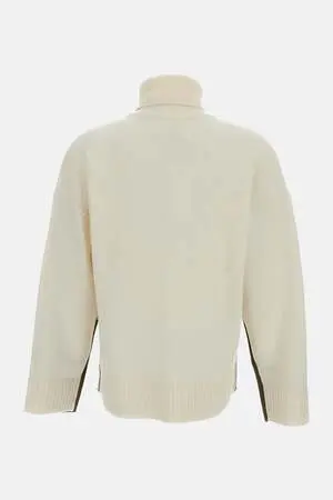 MAISON MARGIELA Wool Color-block Turtleneck Sweater - Multicolore