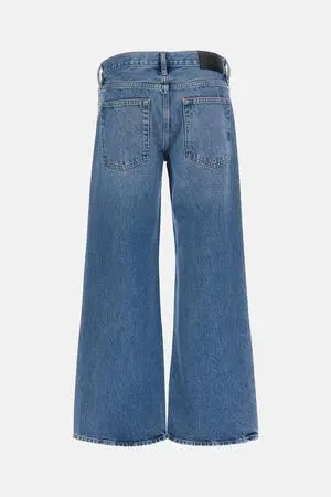 FRAME Amelia Gray X The Pixie Relaxed Wide-leg Cropped Jeans