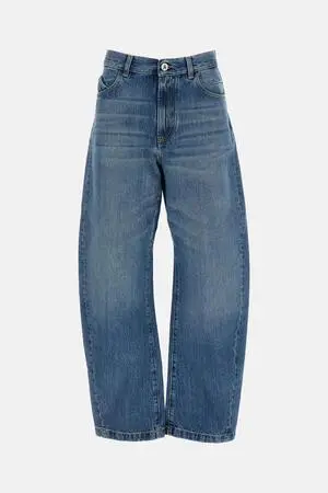 Attico Barrel Leg Jeans - Blu