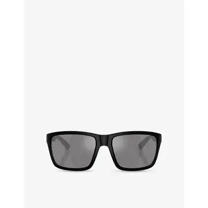 Burberry Be4483 Rectangular Frame Sunglasses - Black