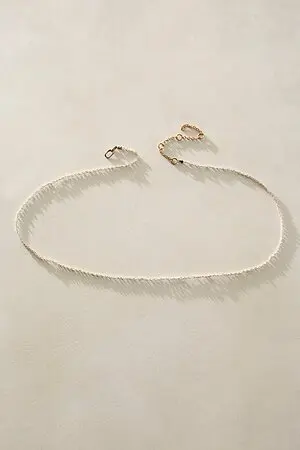 Free People Celia Waist Tie Chain - Ivory