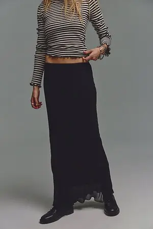 Free People Fp One Chloe Solid Maxi Skirt