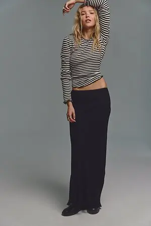 Free People Fp One Chloe Solid Maxi Skirt
