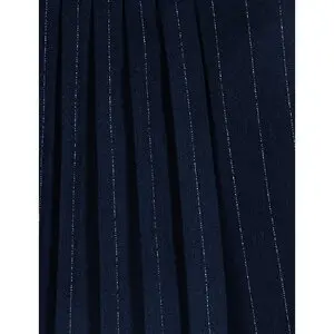 Maje Fine-stripe Tailored Wool-blend Shorts