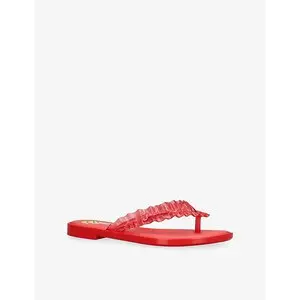 GANNI X Melissa Branded Jelly Flip-flops - Red