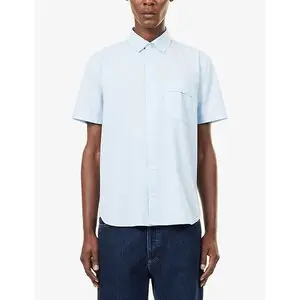Paige Milford Short-sleeve Cotton Shirt