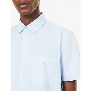 Paige Milford Short-sleeve Cotton Shirt
