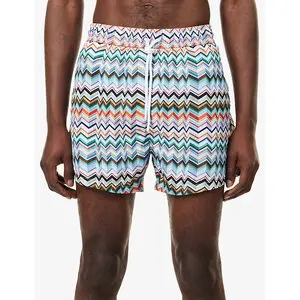 Missoni Zig-zag Print Swim Shorts