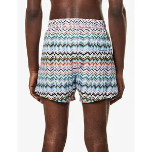 Missoni Zig-zag Print Swim Shorts