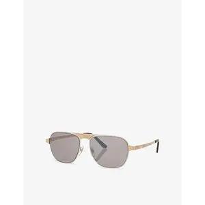 Cartier Pilot Metal Sunglasses