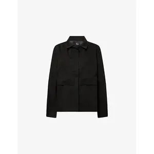 THE DROPPED COLLECTION Drawstring Cotton Jacket - Black