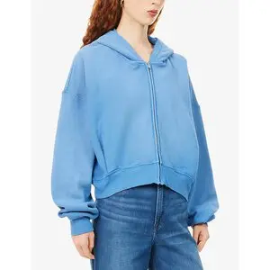 Good American Zip-up Cotton Hoodie