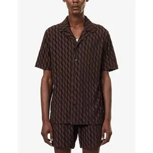 Frescobol Carioca Roberto Terry Cotton-blend Shirt - Cacao