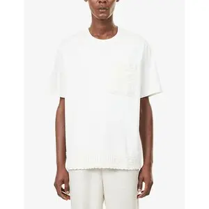 CHE Inigo Crot-detail Cotton-jersey T-shirt Xxl