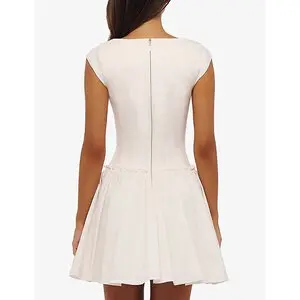 House Of Cb Kaia Stretch-cotton Mini Dress
