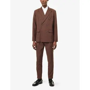 NOBL Dante Double-breasted Linen Blazer