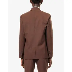 NOBL Dante Double-breasted Linen Blazer