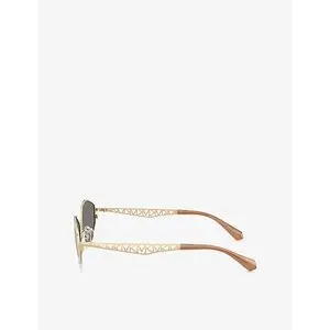 Michael Kors Mk1181 Coast Irregular-frame Metal Sunglasses