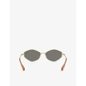 Michael Kors Mk1181 Coast Irregular-frame Metal Sunglasses