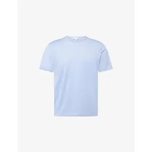 Sunspel Classic Short-sleeve Cotton-jersey T-shirt - Sky26