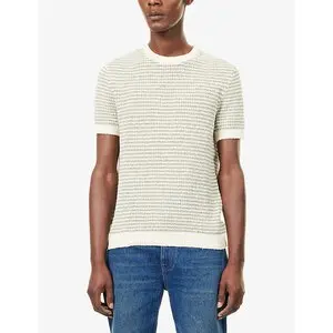 NOBL Emmett Stripe Textured Knit T-shirt