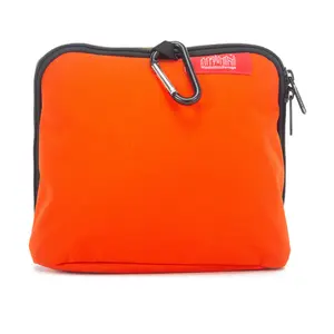 MANHATTAN PORTAGE Newtown Toiletry Bag - Orange/gray