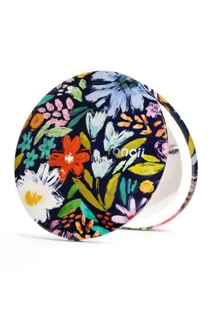 FANCII Mini Taylor Led Compact Mirrorhappy Flowers - Black