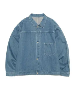 Nanamica Short Denim Jacket - Light Indigo