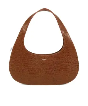 Coperni Slim Swipe Zipper Shoulder Bag - Brown