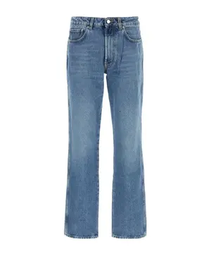 1989 STUDIO Belt Loop Straight Leg Jeans - Blue