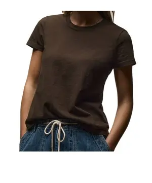 JAMES PERSE Slim Crew-neck T-shirt - Black