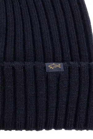 PAUL  SHARK Ribbed Knit Hat